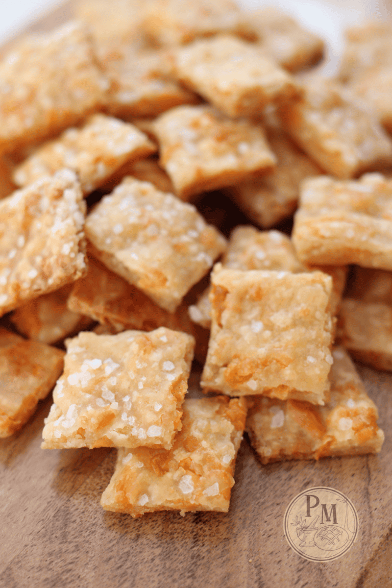 Sourdough Discard Cheese Crackers Recipe - Pauline Manor