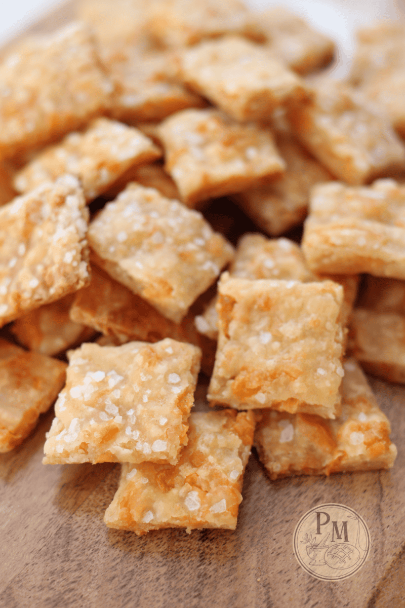 Sourdough Discard Cheese Crackers Recipe - Pauline Manor